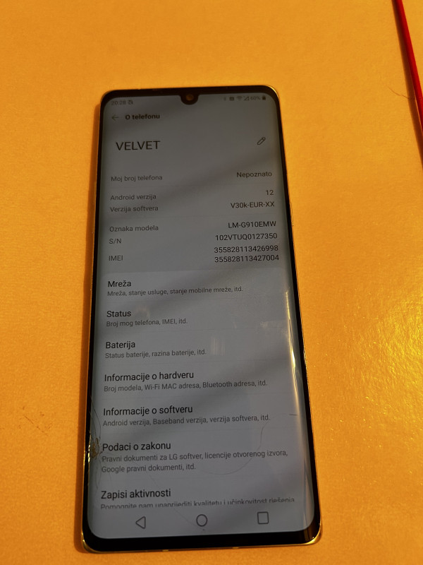 Lg Velvet - Mobiteli - OLX.ba