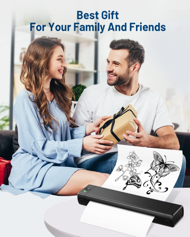 Mini štampač-printer- prijenosni-bežični - Premi 23 - Printeri - OLX.ba