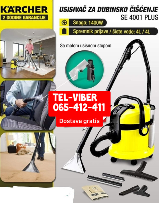 Karcher SE 4001 plus usisivac za dubinsko pranje ciscenje - Usisivači ...