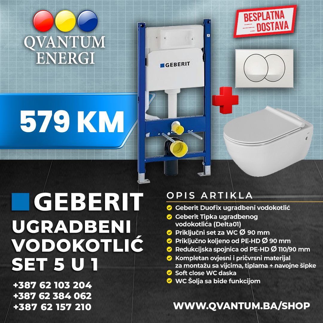 GEBERIT UGRADBENI VODOKOTLIC SET 5 U 1 - Ostalo - OLX.ba