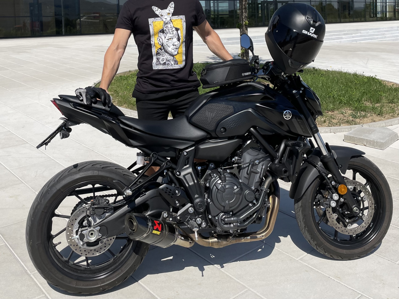 Yamaha MT07 2023 TFT Akrapovic Quickshifter - Motocikli - OLX.ba