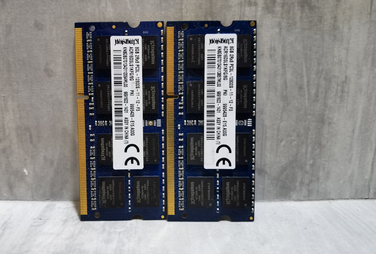 Ram memorija ddr3 laptop Kingston 16GB ddr3 2x8GB 1600 - Memorije (RAM) - OLX.ba