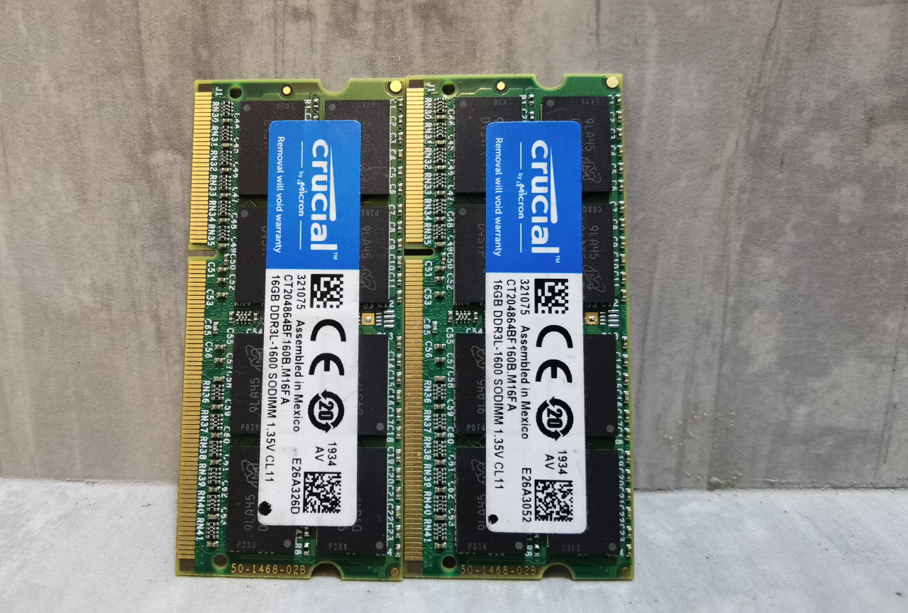 Ram Memorija Za Laptop Ddr3 32GB 2x16GB 1600 Memorije RAM OLX ba