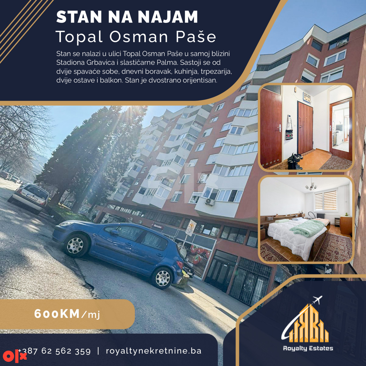 Stan Topal Osman Paše - Sarajevo 79m2 - Stanovi i apartmani - OLX.ba
