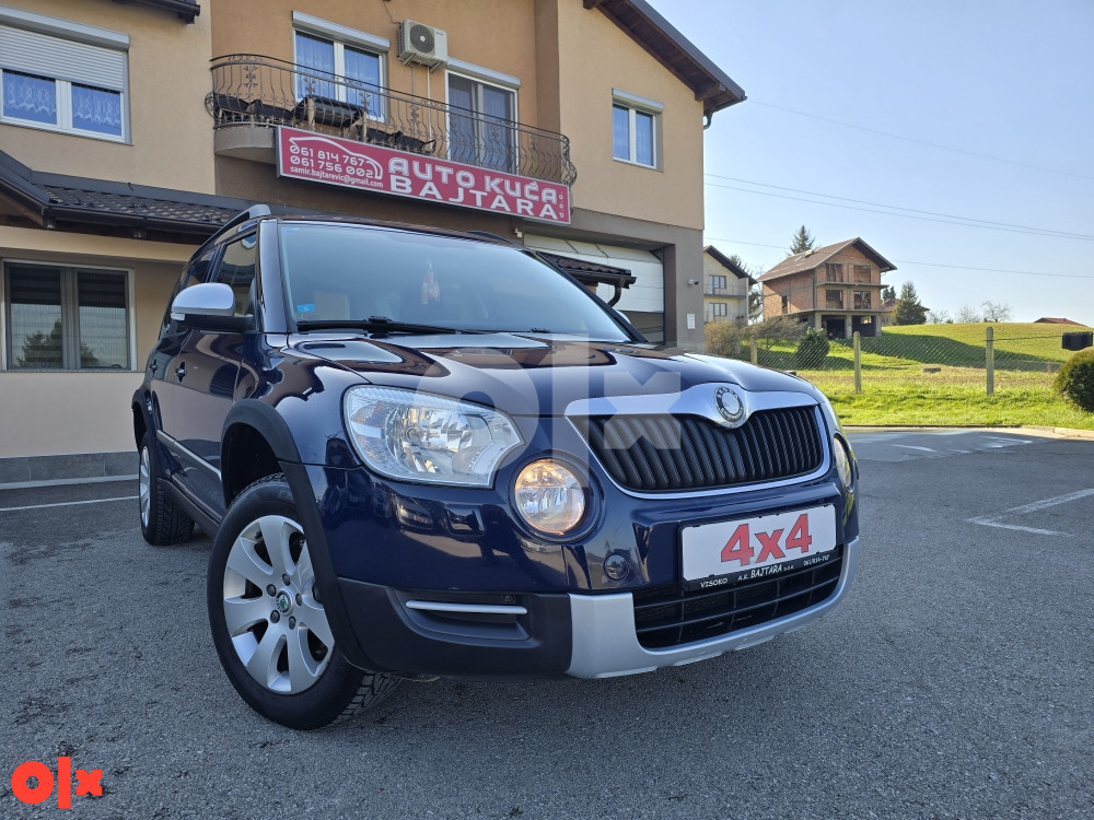 ŠKODA YETI 2.0 TDI 81 KW 12/2010 GOD 4X4 182.000 PRESLA TOP AUTO - Automobili - OLX.ba