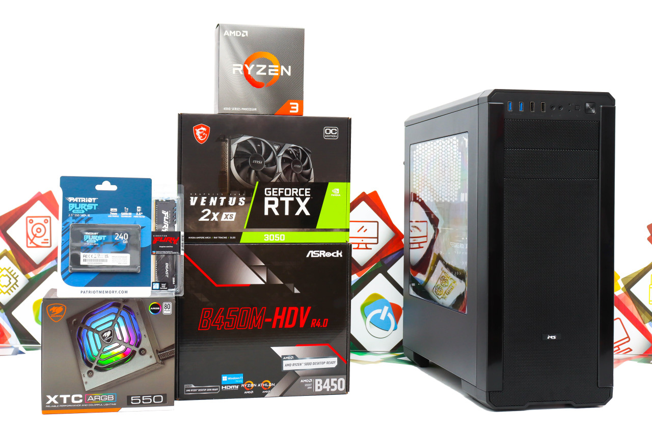 Gaming PC MS Fighter V305-01; R3 4100; RTX 3050 DOPER - Desktop ...