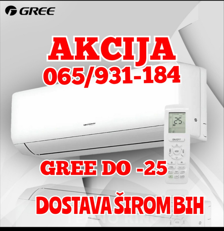 KLIMA GREE COSMO REGULAR 12 GWH12AWCX -25 AKCIJA 065/931-184 - Klima ...