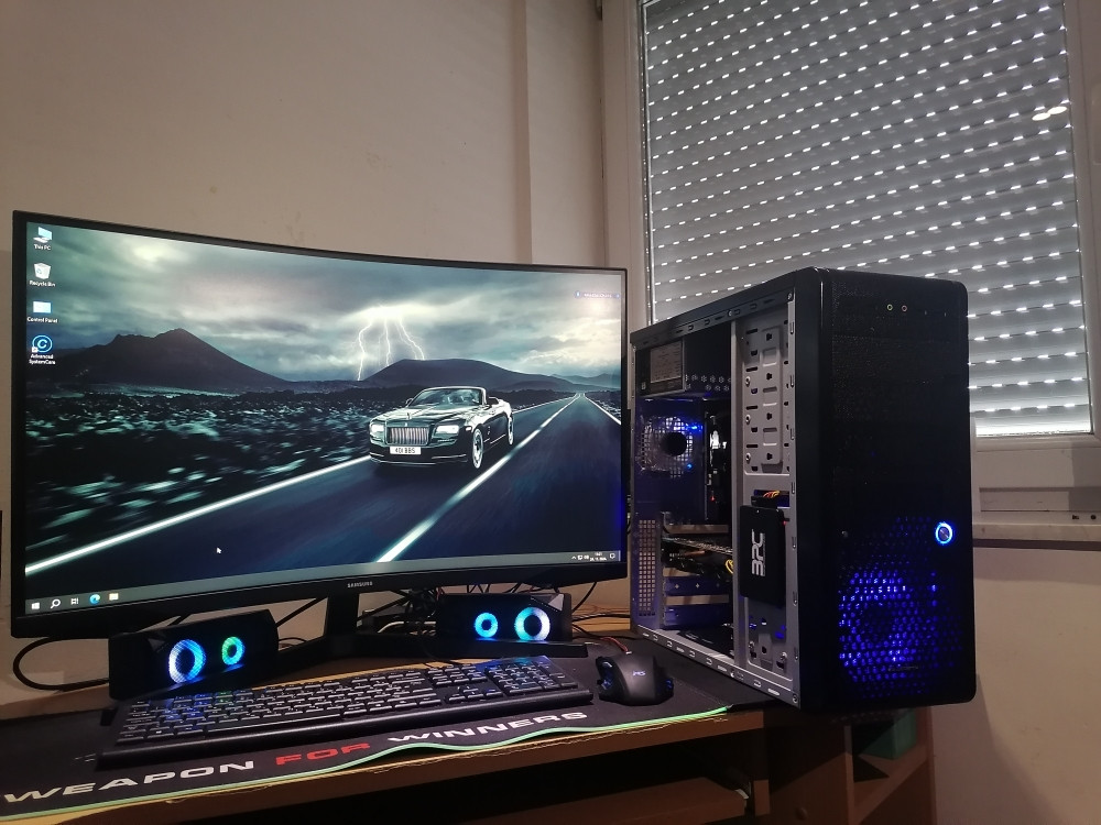 Gaming PC AMD R9 270X RAM 16GB SSD Gejmerski Racunar Kompjuter ...